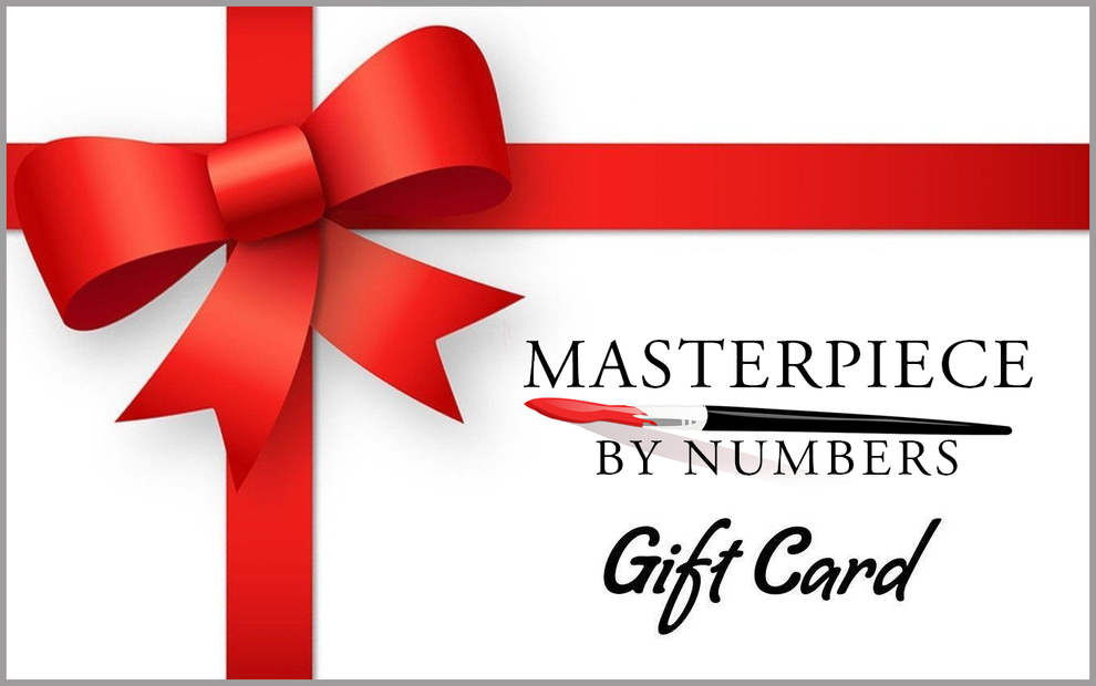 Paint By Numbers - Paint By Numbers Kit - Gift Card – Masterpiece By ...
